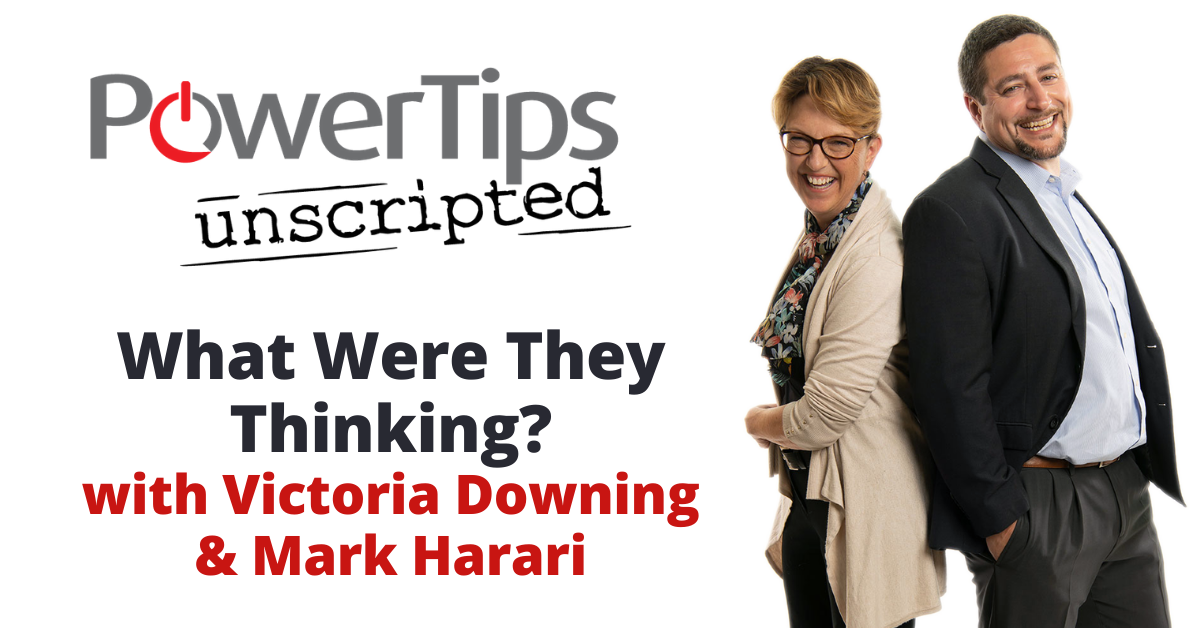 Ep.151: What Were They Thinking? with Victoria Downing and Mark Harari ...
